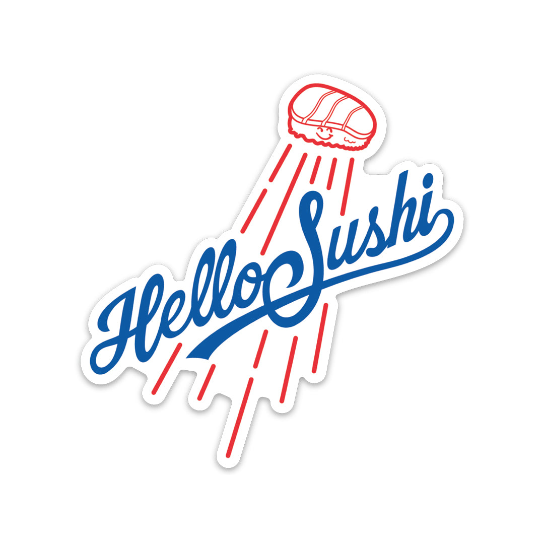 Baseball Sushi Sticker | Hello Sushi Store – Asian Gift Shop
